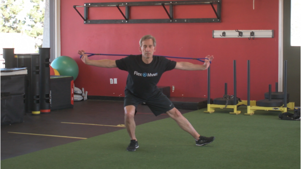 Cossack Squat Stretch - Flex Disc Fit